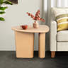 Ebern Designs Tapered Tabletop Side Table In Natural Wood Feel - Build ...