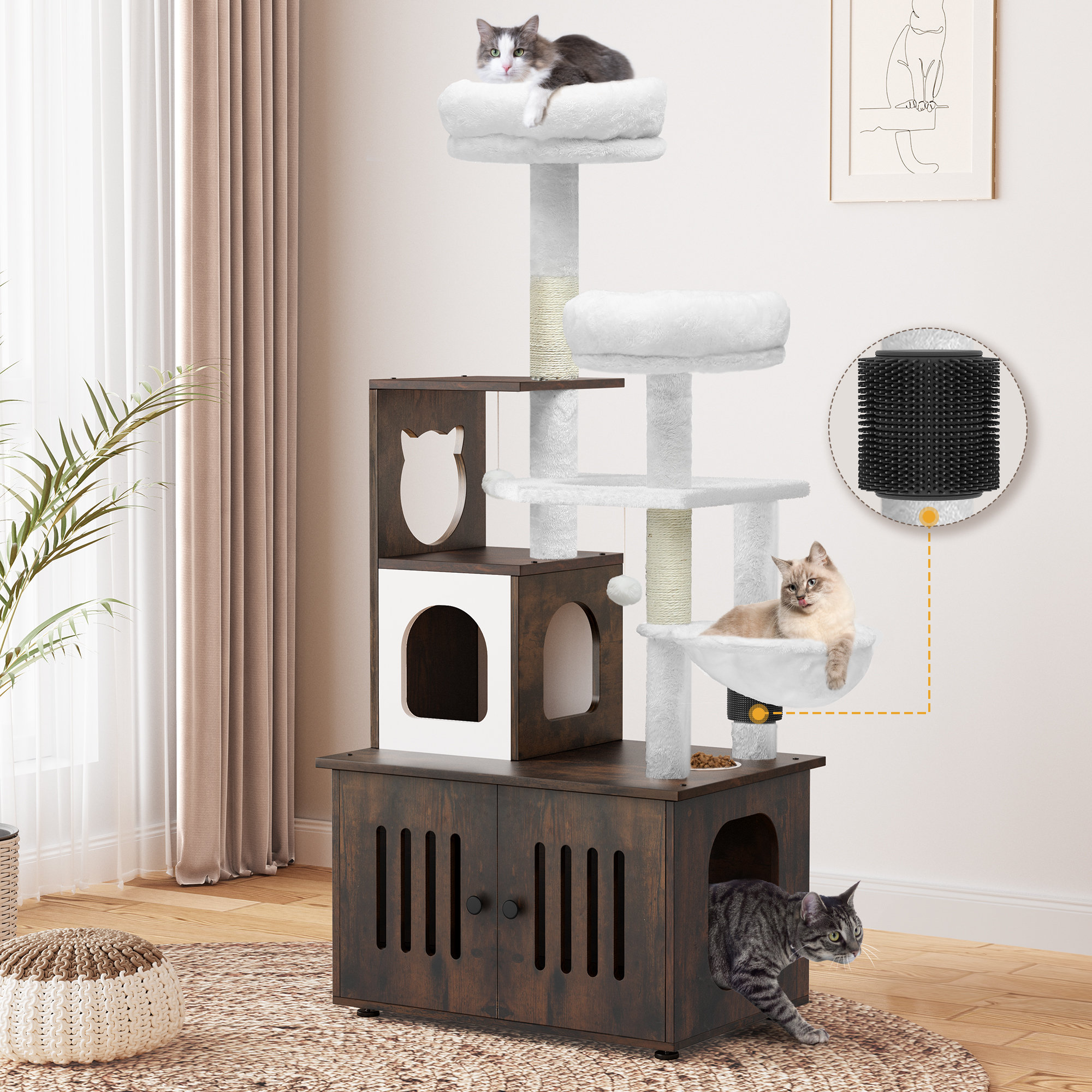 Tucker Murphy Pet™ Estellene 59'' H Cat Tree | Wayfair