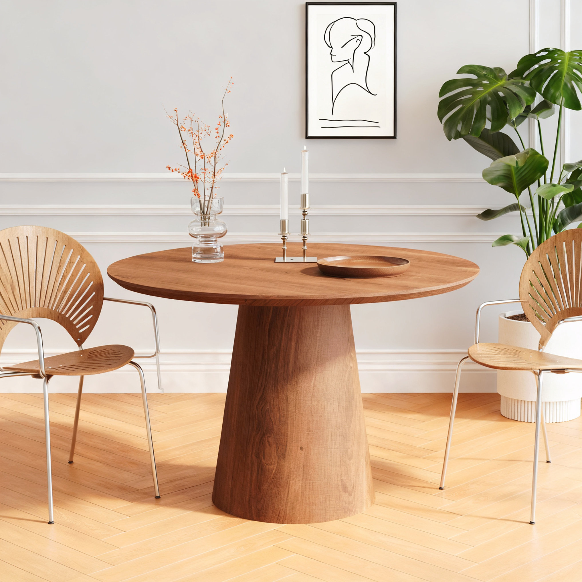 George Oliver Round Dining Table | Wayfair