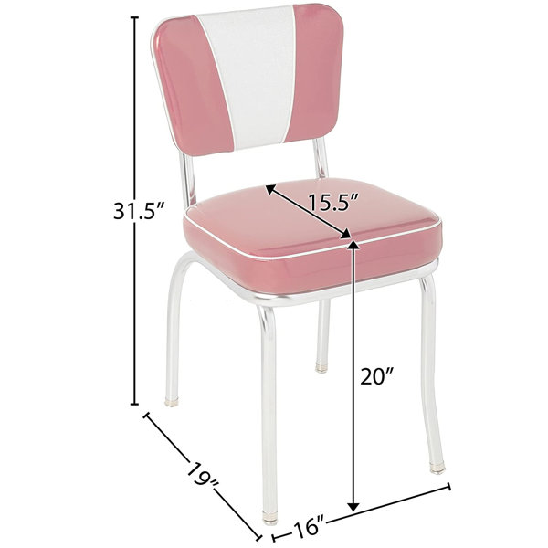 Richardson Seating Retro Home Upholstered 'V' Back Dining Chair ...