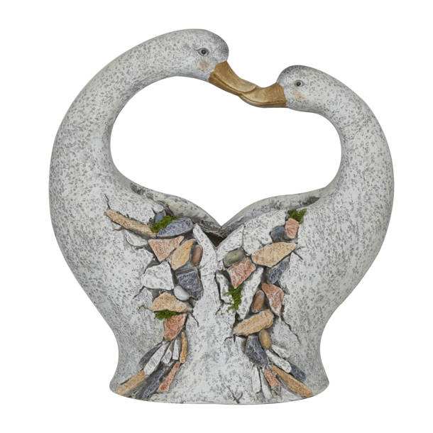 Rosalind Wheeler Rayan Birds Concrete Garden Statue | Wayfair