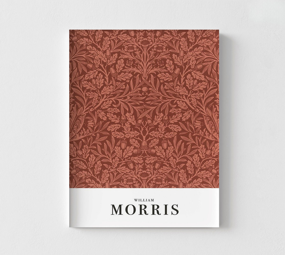 WeFrameArt Acorns And Oak Leaves By William Morris, Leaves Wall Decor ...