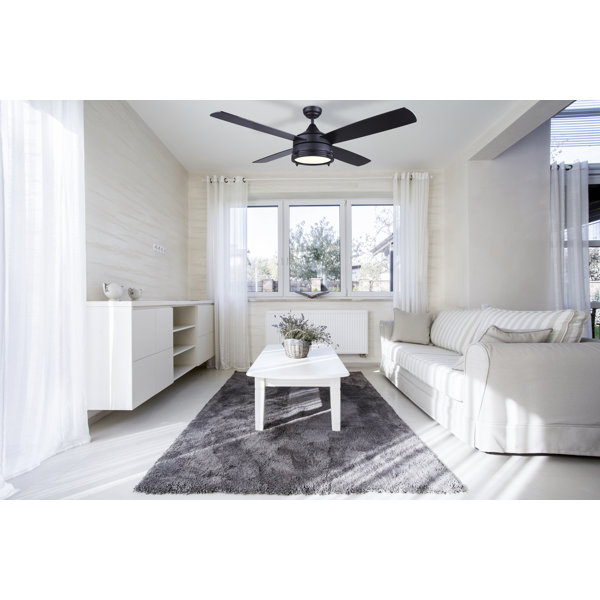 Breakwater Bay 52" Wilkerson 4 - Blade LED Standard Ceiling Fan with ...
