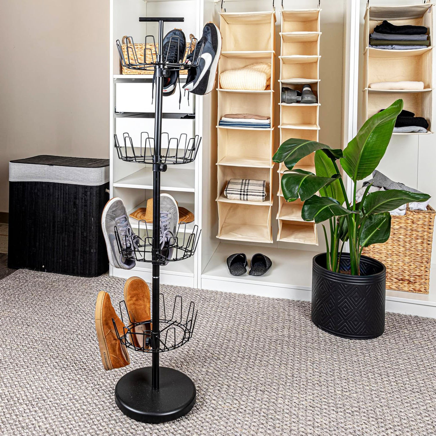17 Stories 4-Tier Shoe Storage Tree - Wayfair Canada