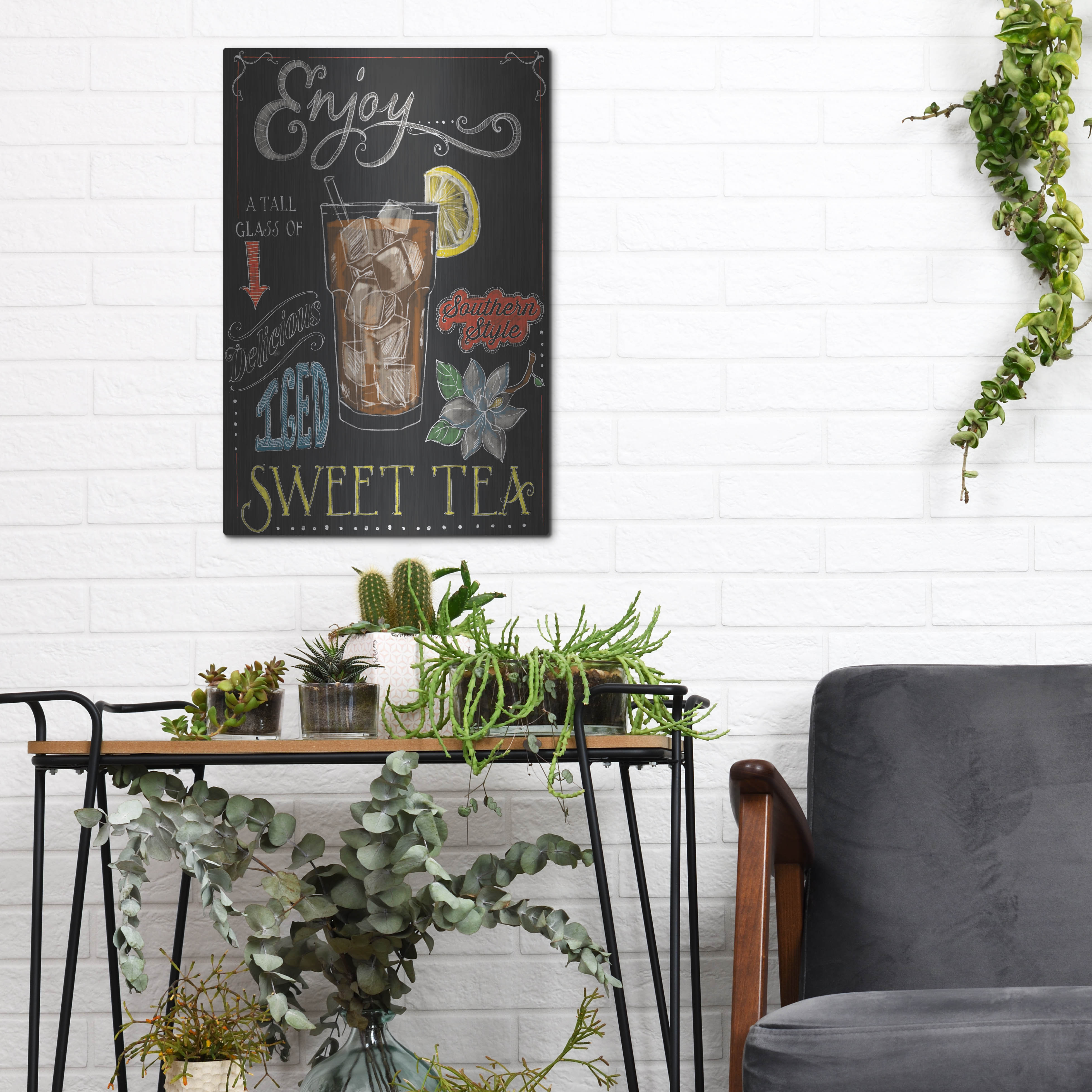 Trinx 'Iced Tea' by Fiona Stokes-Gilbert Metal Wall Art - Wayfair Canada