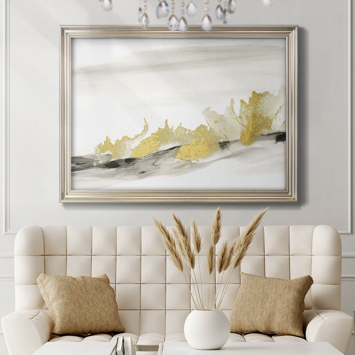 Ivy Bronx Gold On The Horizon II Gold On The Horizon - Print | Wayfair
