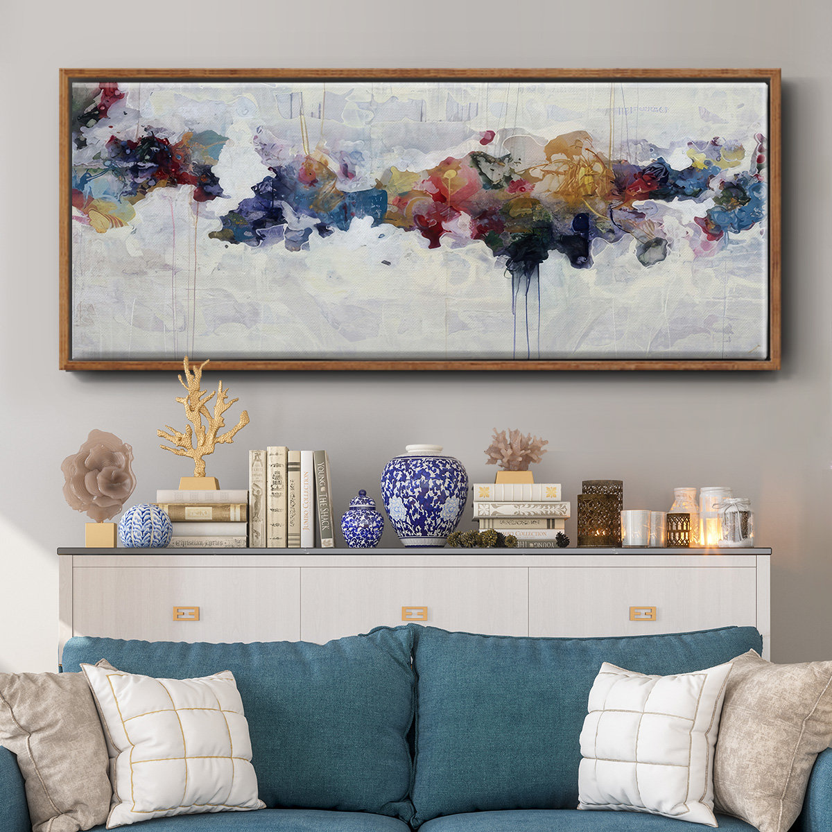 Orren Ellis Odd Water - Framed Canvas - Wayfair Canada