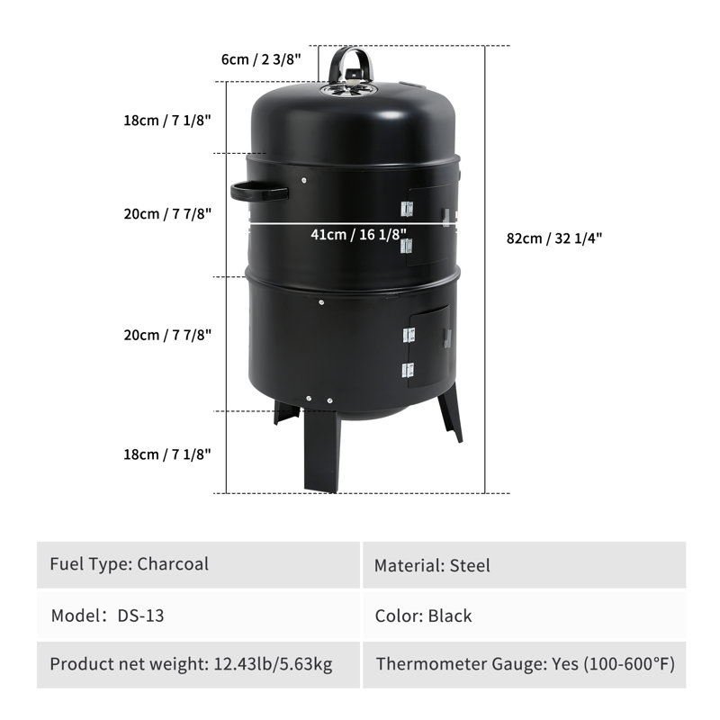 TCMT Smoker & Grill & Reviews | Wayfair