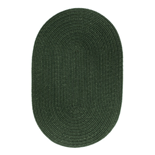 August Grove® Smyth Hand Braided Green Area Rug & Reviews | Wayfair