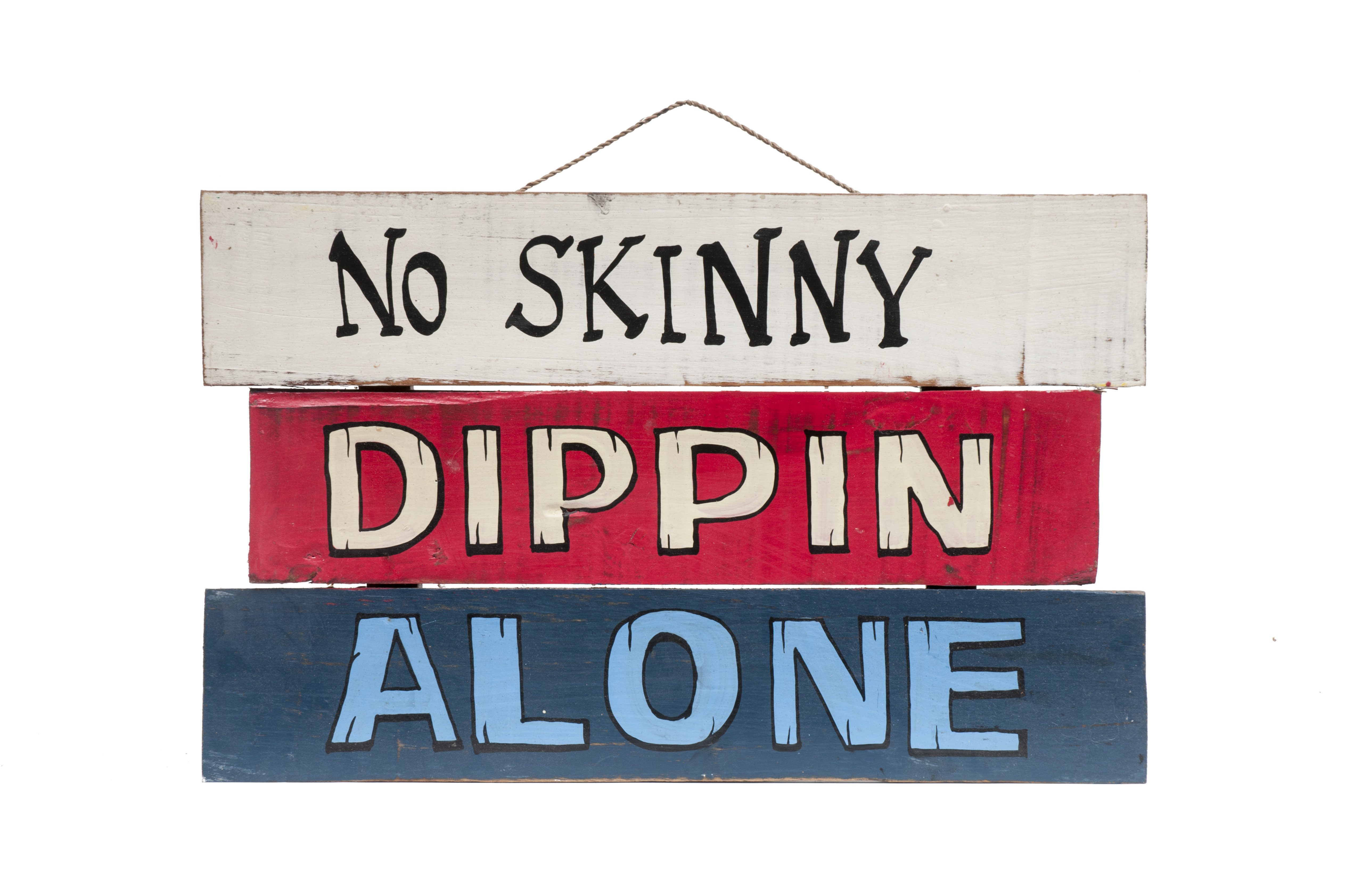 Trinx Coverty "No Skinny Dipping Alone" Sign By RAM Game Room | Wayfair