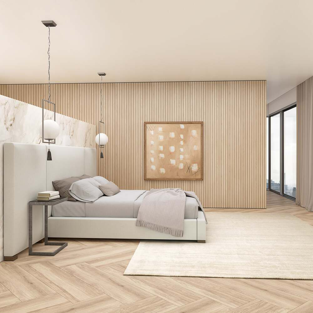 Tandem Arbor Prospect Extended Panel Upholstered Bed | Wayfair