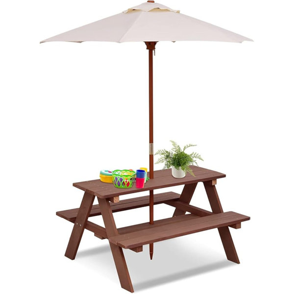 Arlmont & Co. Synetra Kids Picnic Table - Wayfair Canada