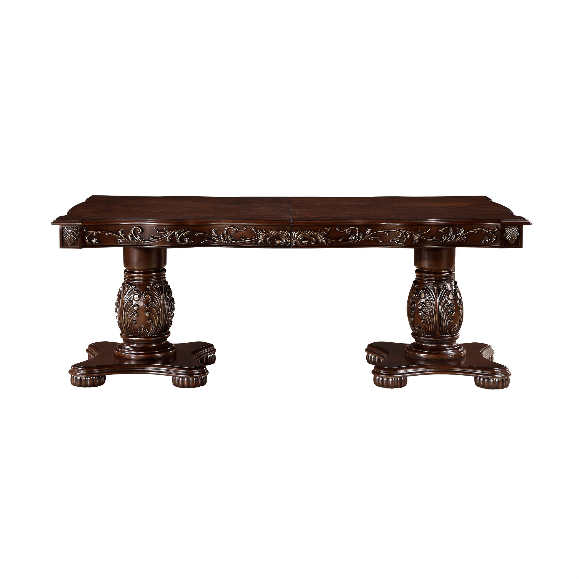 Bloomsbury Market Clarwin Traditional Style Dining Table With Extension ...