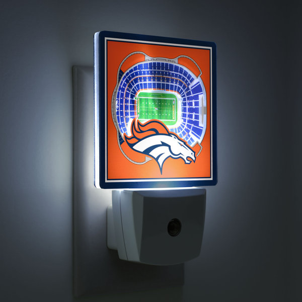 YouTheFan NFL Denver Broncos Stadium View Night Light | Wayfair