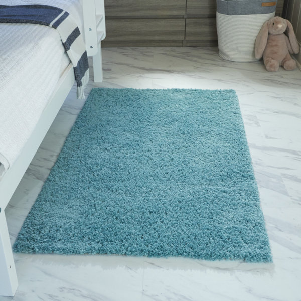 Latitude Run® Temetria Shag Teal Area Rug & Reviews - Wayfair Canada