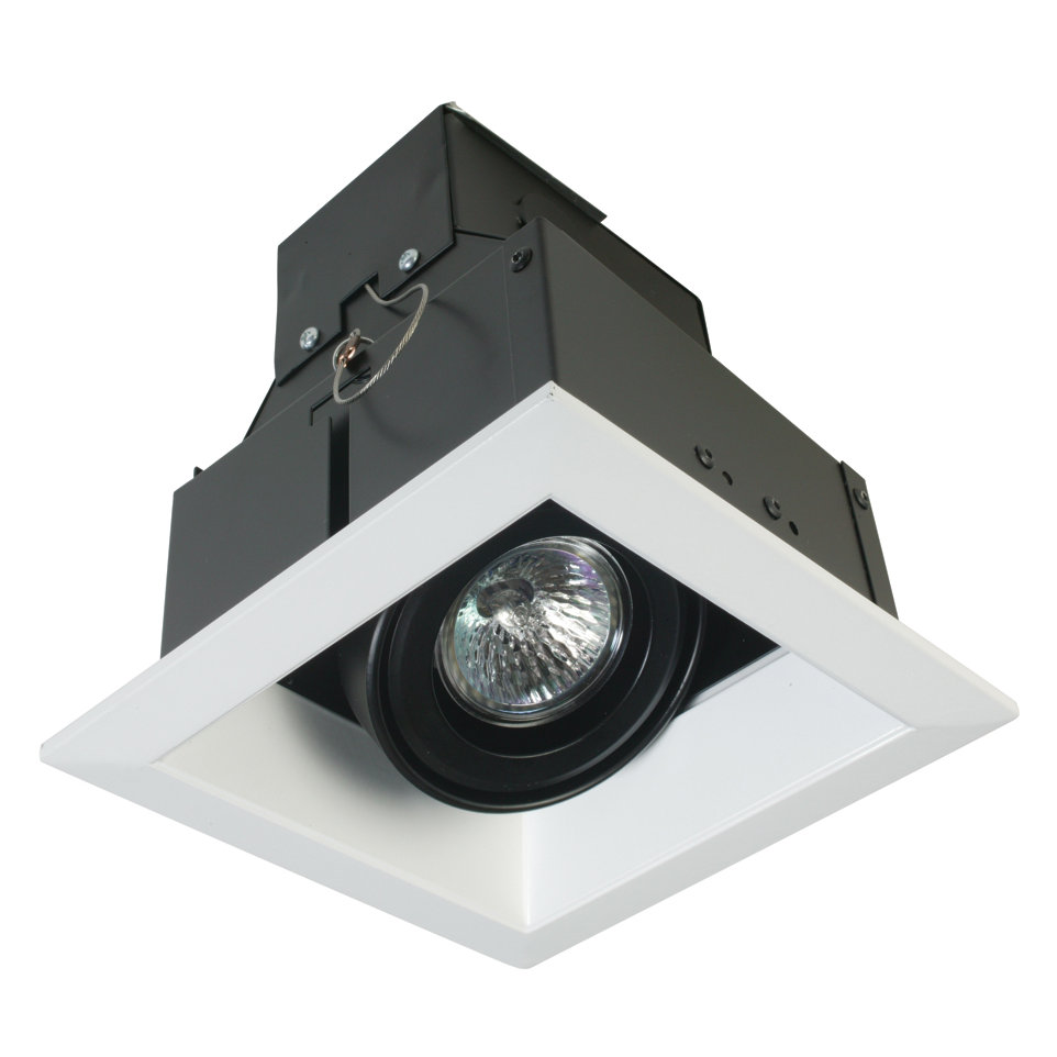 Eurofase 1 Light MR16 Square Multiple Recessed Trim with Transformer ...