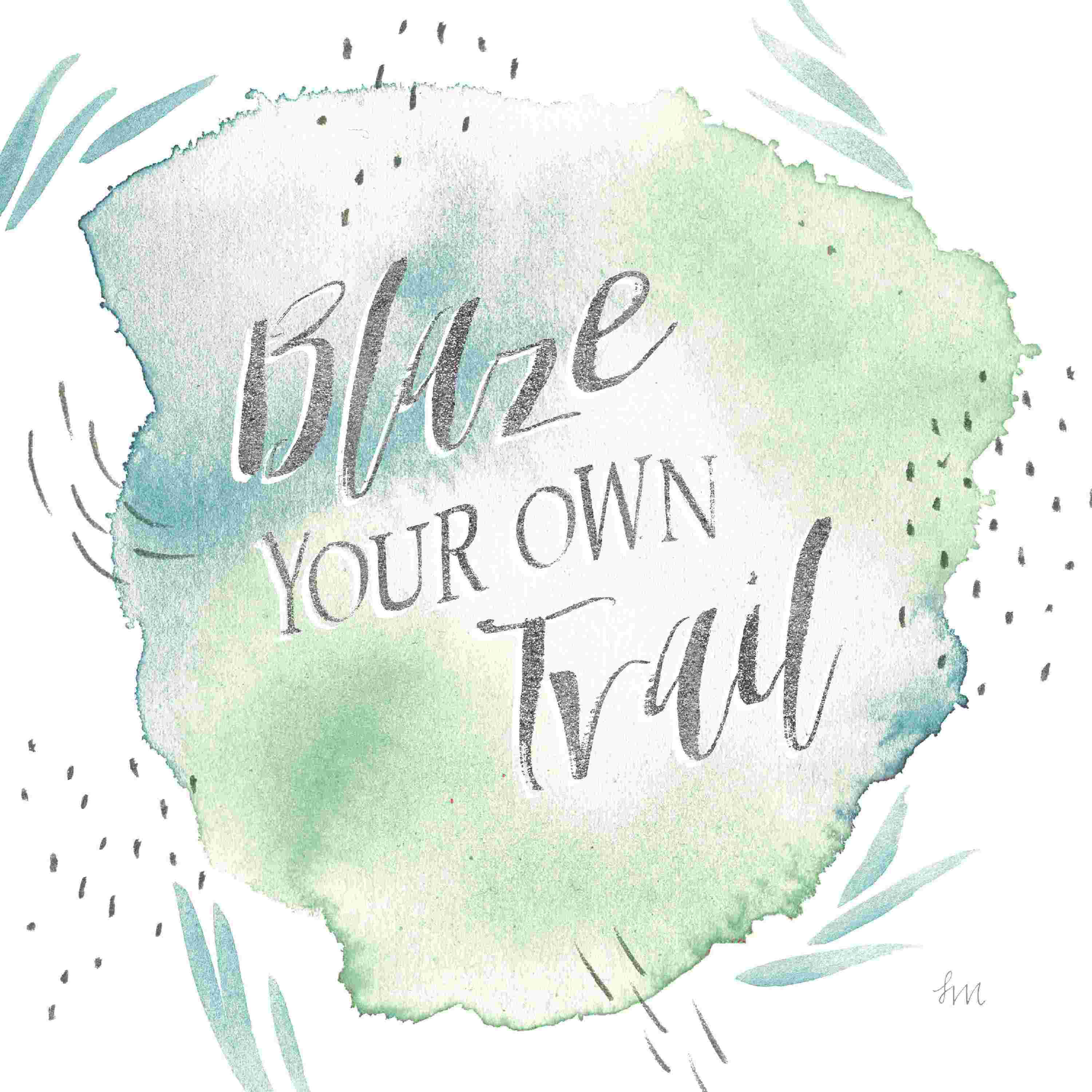 Trinx Wonderful World VII Blue Green - Wayfair Canada