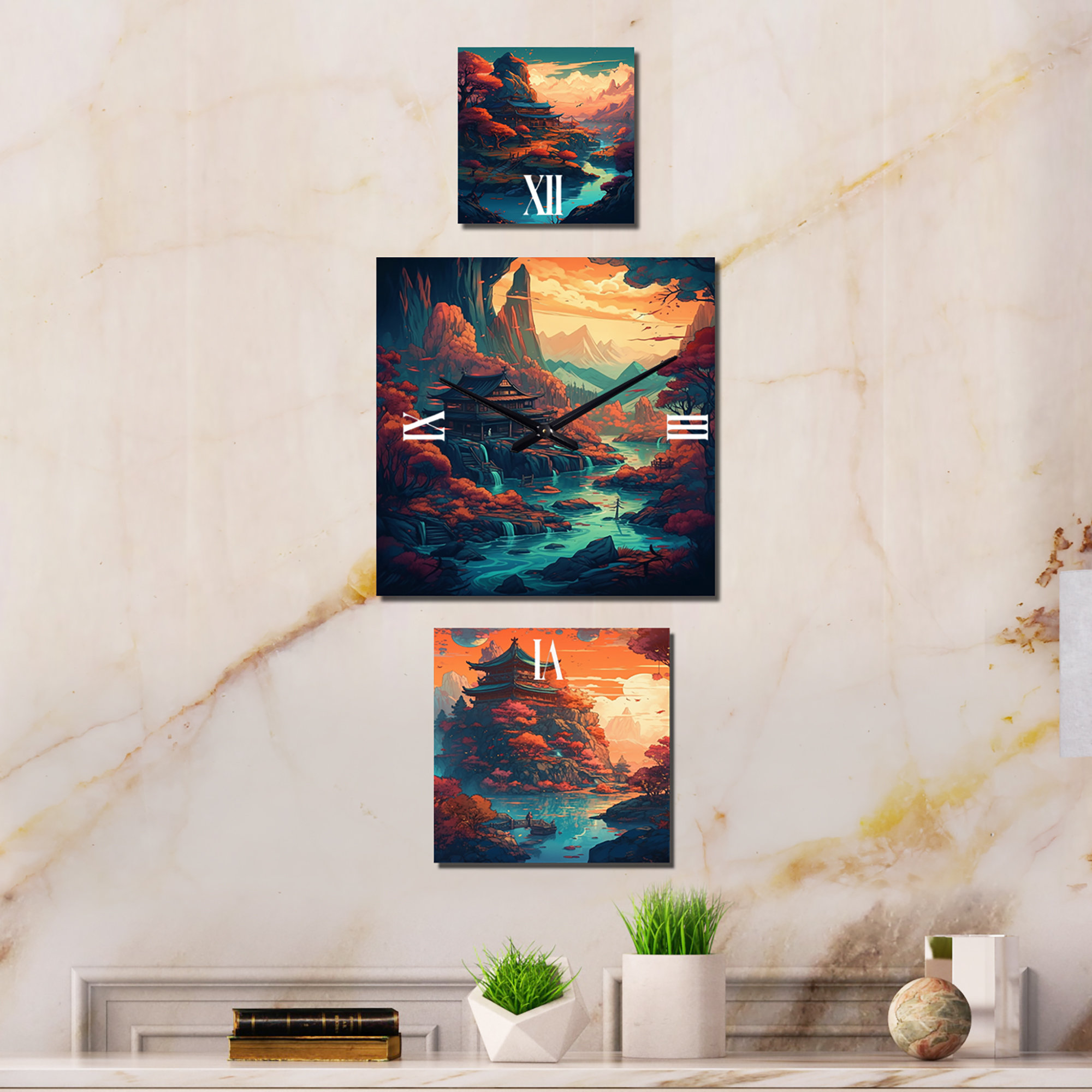 Red Barrel Studio® Sahaad Metal Wall Clock | Wayfair