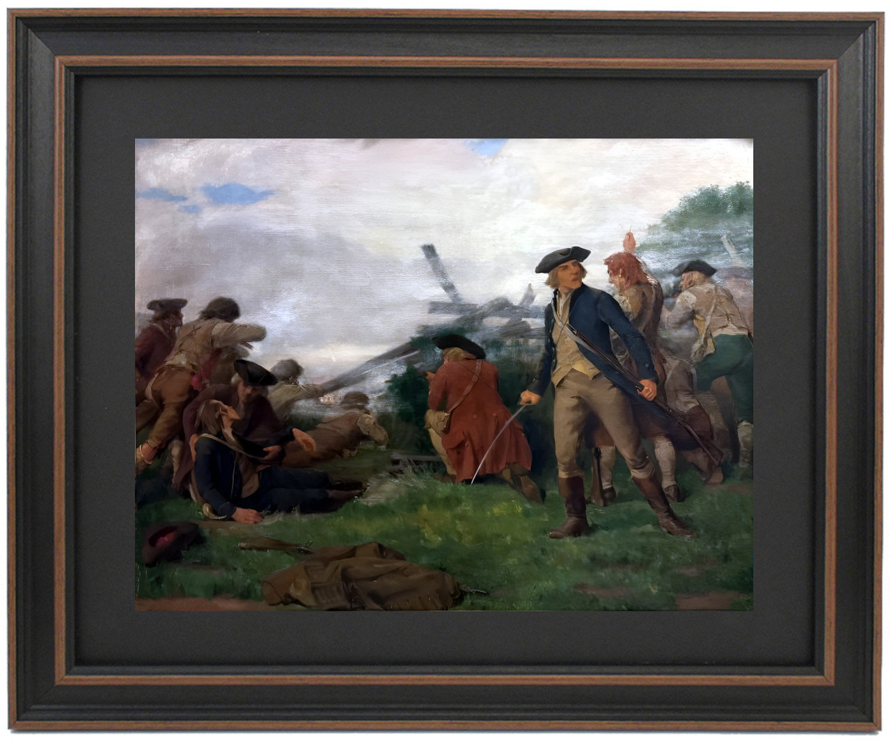 Canora Grey The Fight At The Rail Fence - Bunker Hill By John Ward ...
