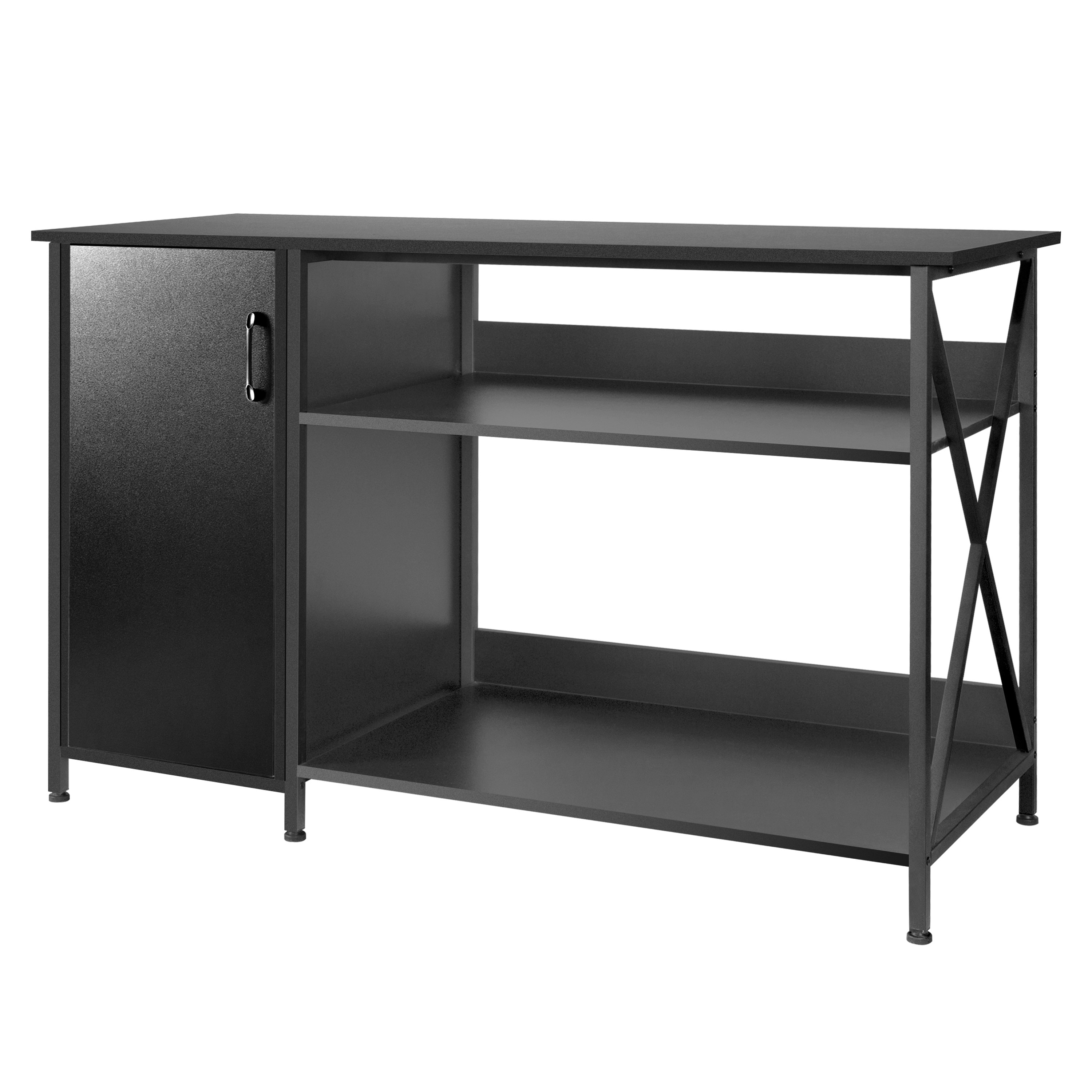 REPTIZOO 55-75 Gallon Metal Reptile And Aquarium Stand, Black | Wayfair