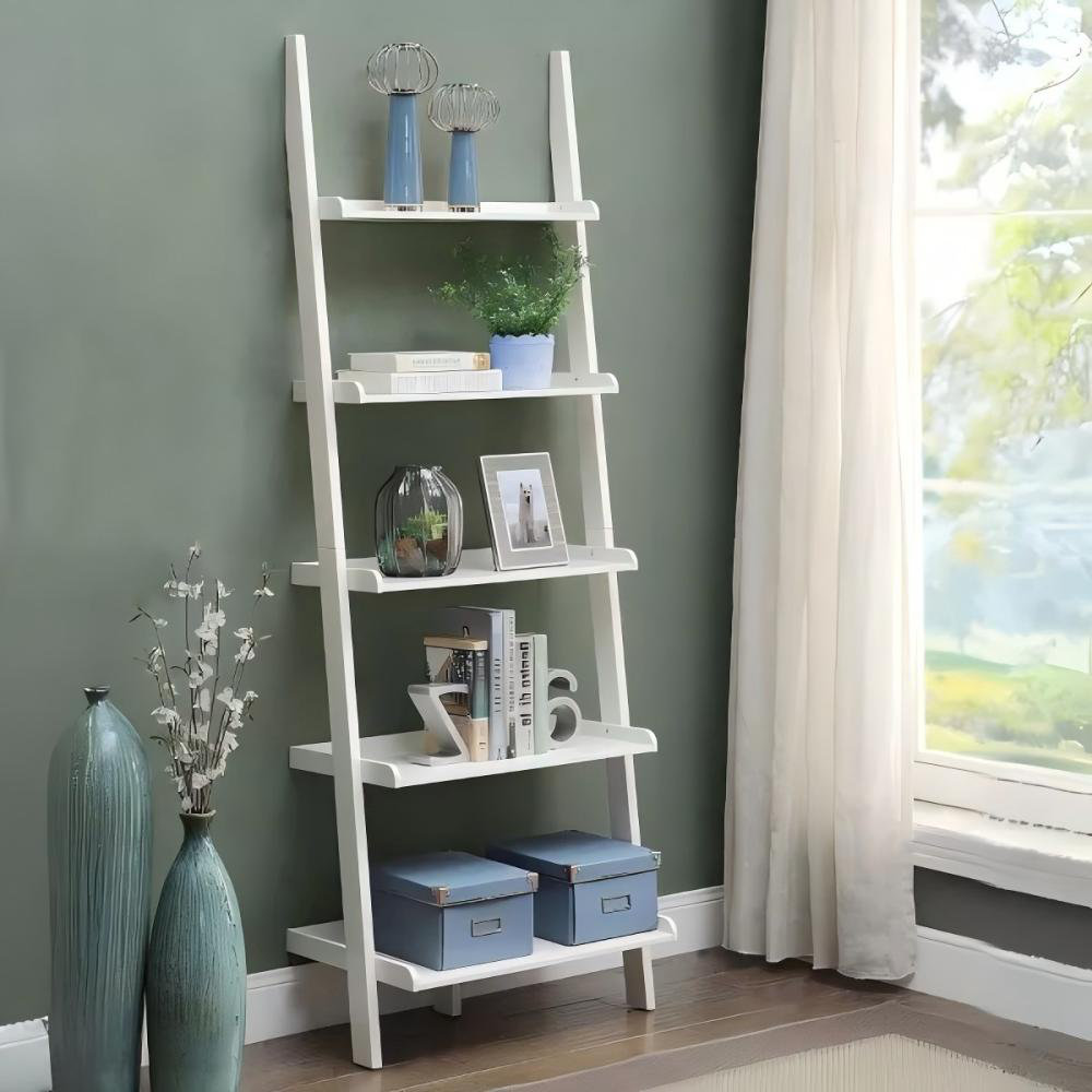 Ophelia & Co. 72.25" French Country Bookshelf Ladder - Wayfair Canada
