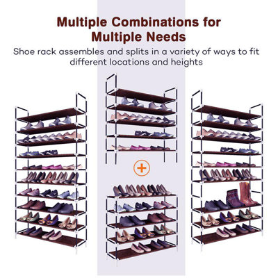 Rebrilliant 50 Pair Shoe Rack & Reviews | Wayfair