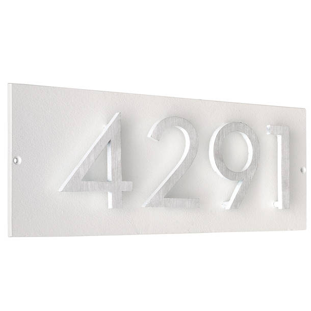 Montague Metal Products 12'' H Metal House Number & Reviews | Wayfair