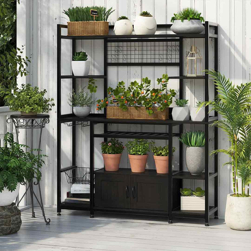 Stunver Bar à café avec rangement et prise de courant Bakers - Wayfair ...