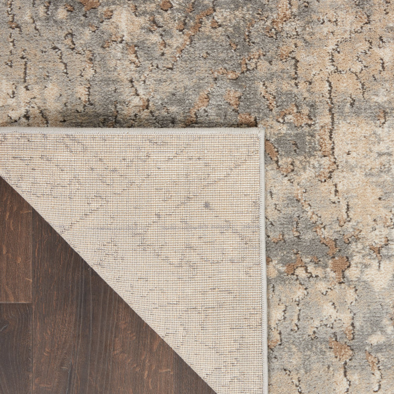 Mercury Row® Addilyn Abstract Beige/Gray Area Rug & Reviews | Wayfair