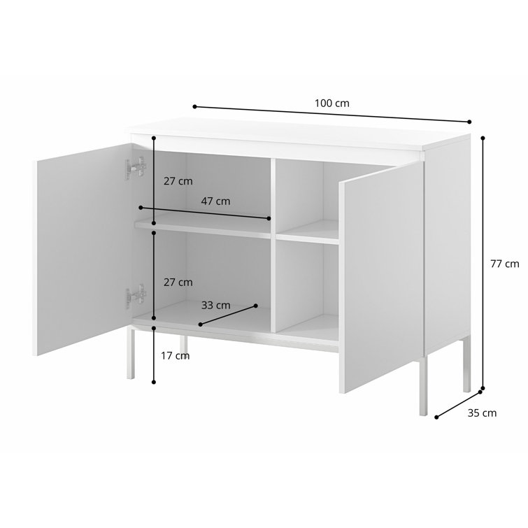17 Stories Madhwi 100cm Wide Sideboard | Wayfair.co.uk