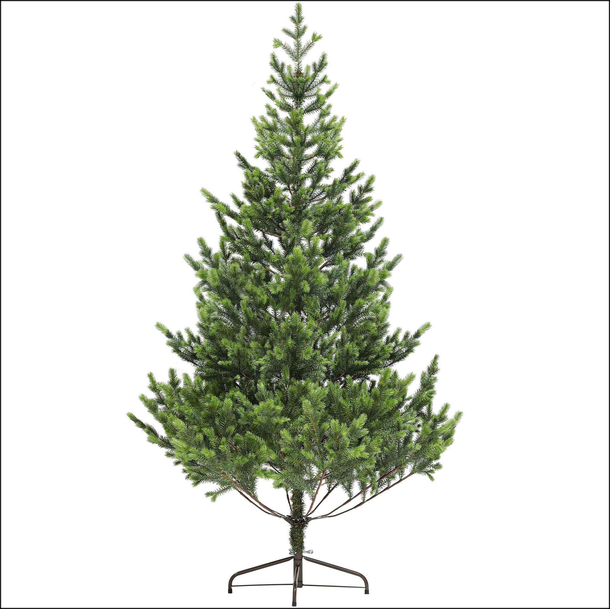 Alcott Hill® 7ft Artificial Christmas Tree, Sparse Realistic Cedar Tree ...
