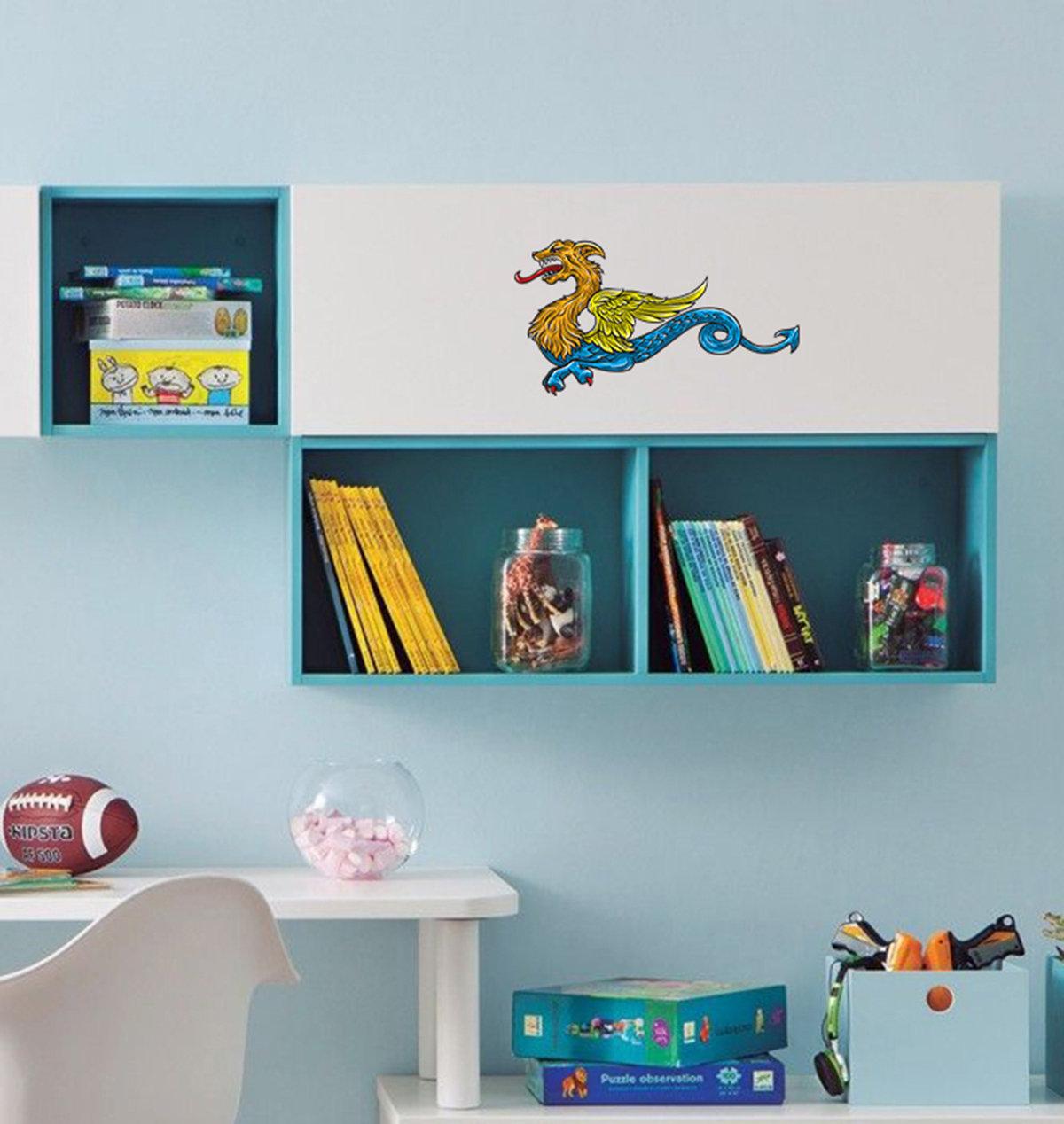 Trinx Fantasy Dragon Sticker, Fantasy Dragon Wall Decal, Fantasy Dragon ...