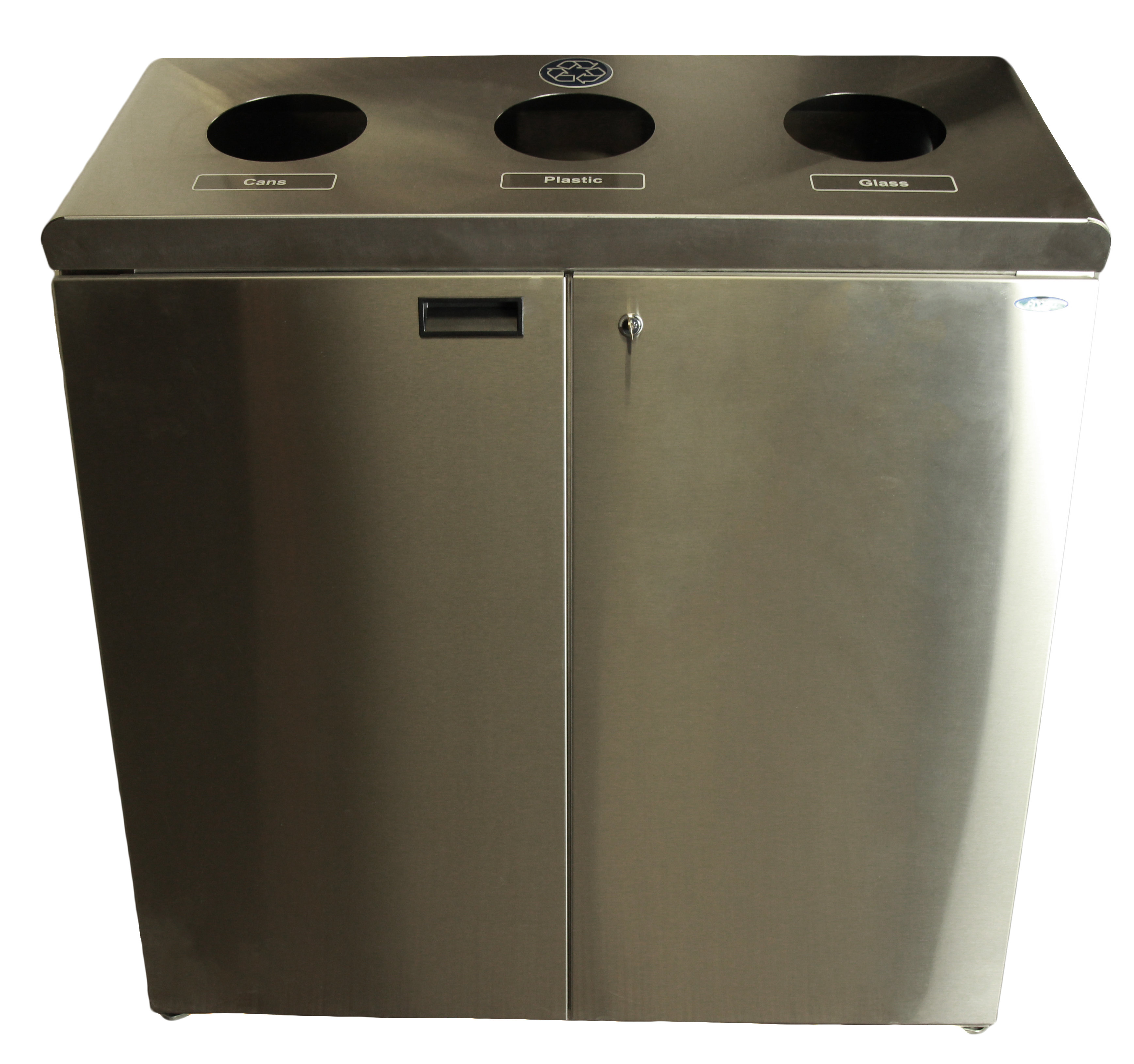 Frost Products 3 Stream 53 Gallon Multi Compartment Recycling Bin ...
