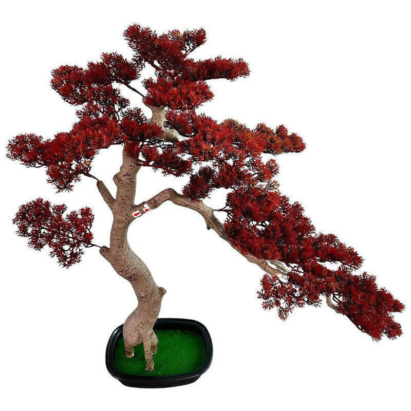 Hokku Designs 3ft(43in) Artificial Bonsai Tree Juniper Faux Plants ...