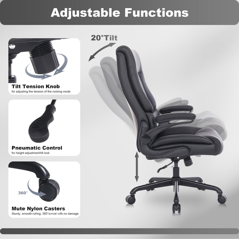 Latitude Run® Emmylia Executive Chair with Headrest & Reviews | Wayfair