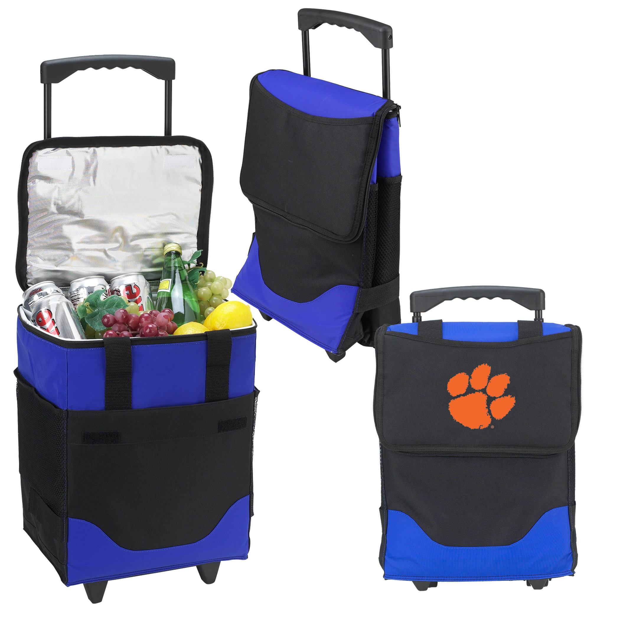 Latitude Run® NCAA Clemson Tigers 32 Can Collapsible Rolling Cooler ...