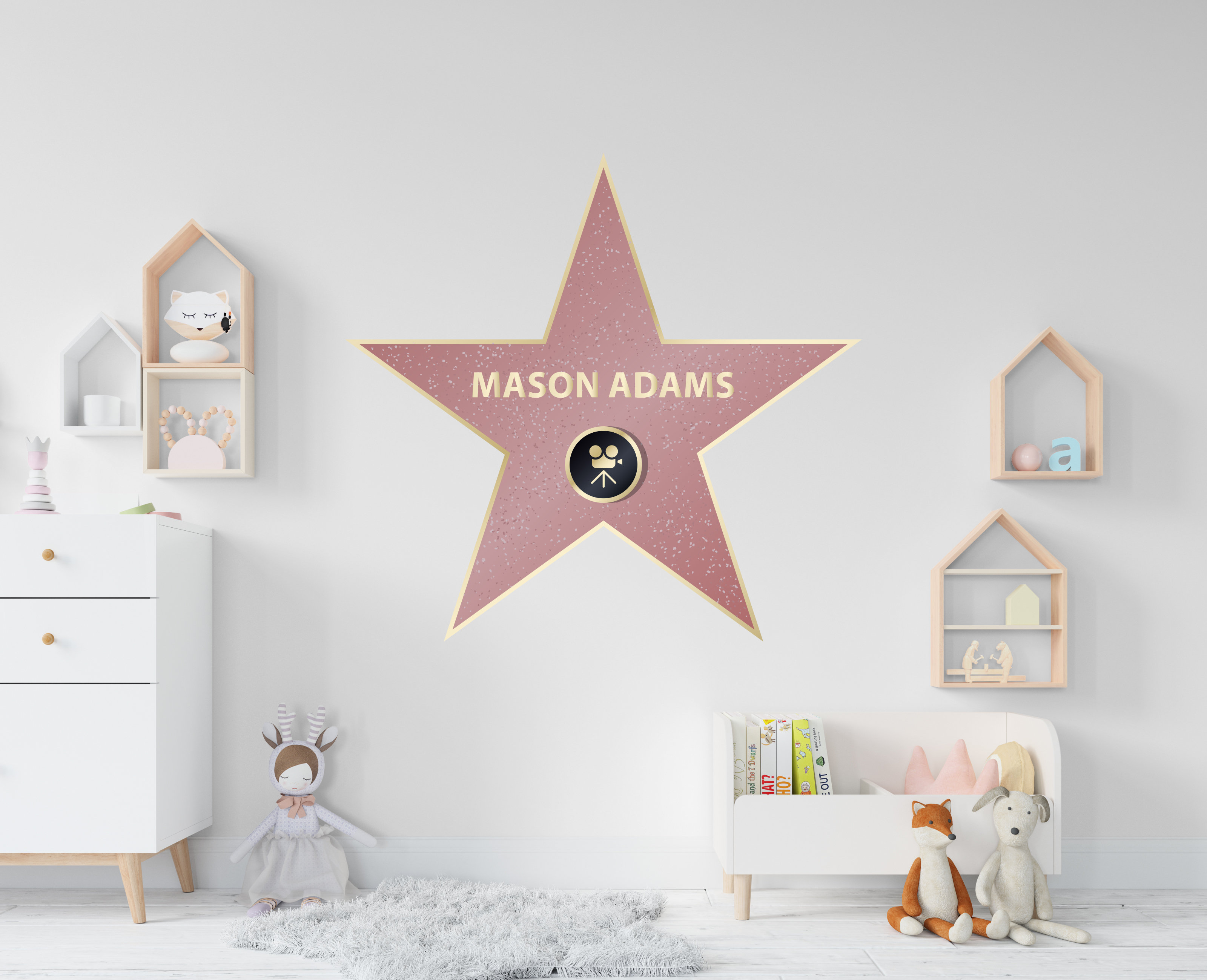 Trinx Walk Of Fame Hollywood Celebrity Wall Sticker Star | Wayfair