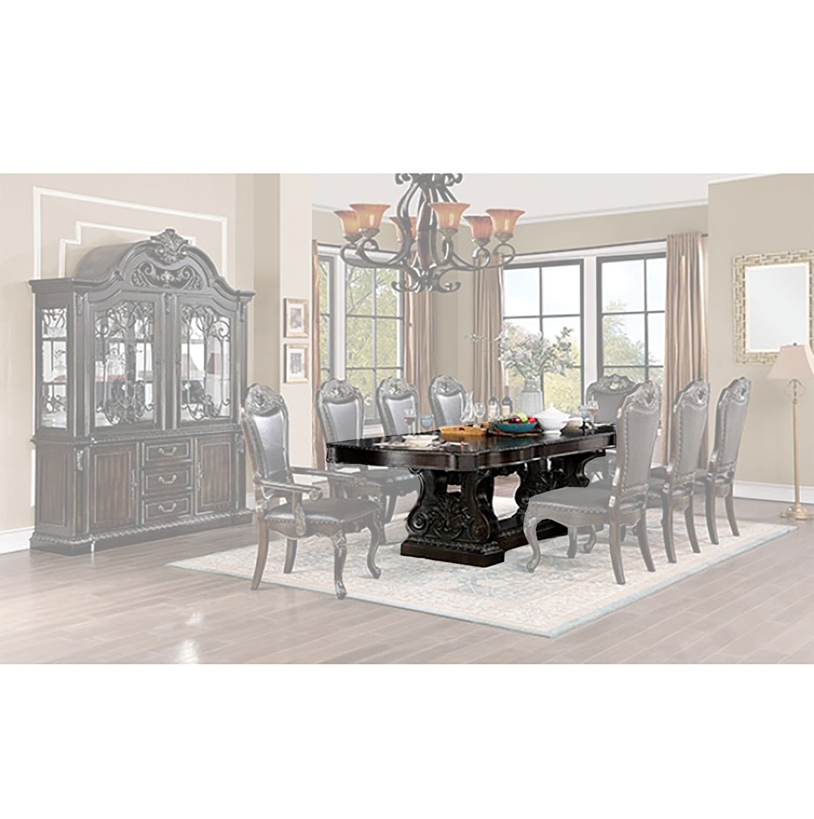 Bloomsbury Market Anastaja Extendable Trestle Dining Table | Wayfair