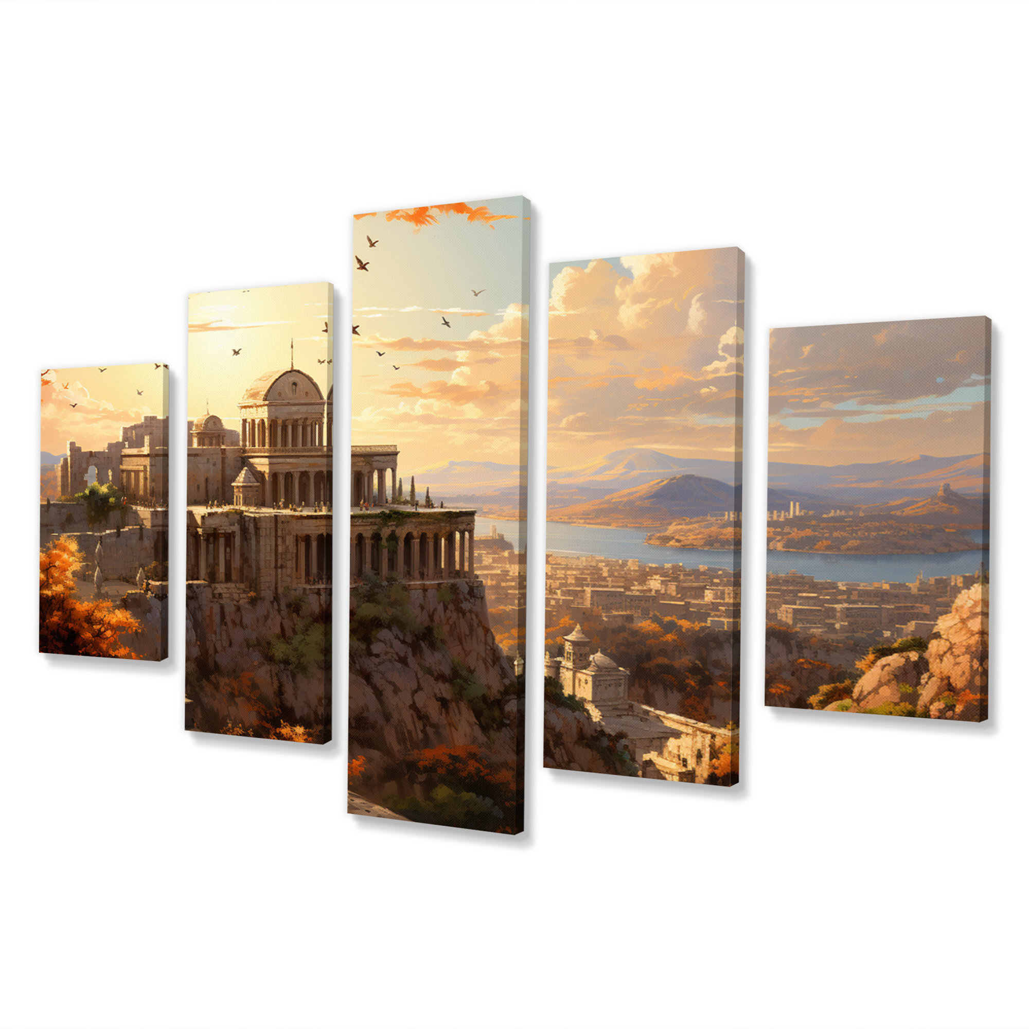 Design Art Greece Emperor Dreams III - Greece Canvas Art Print - 5 ...