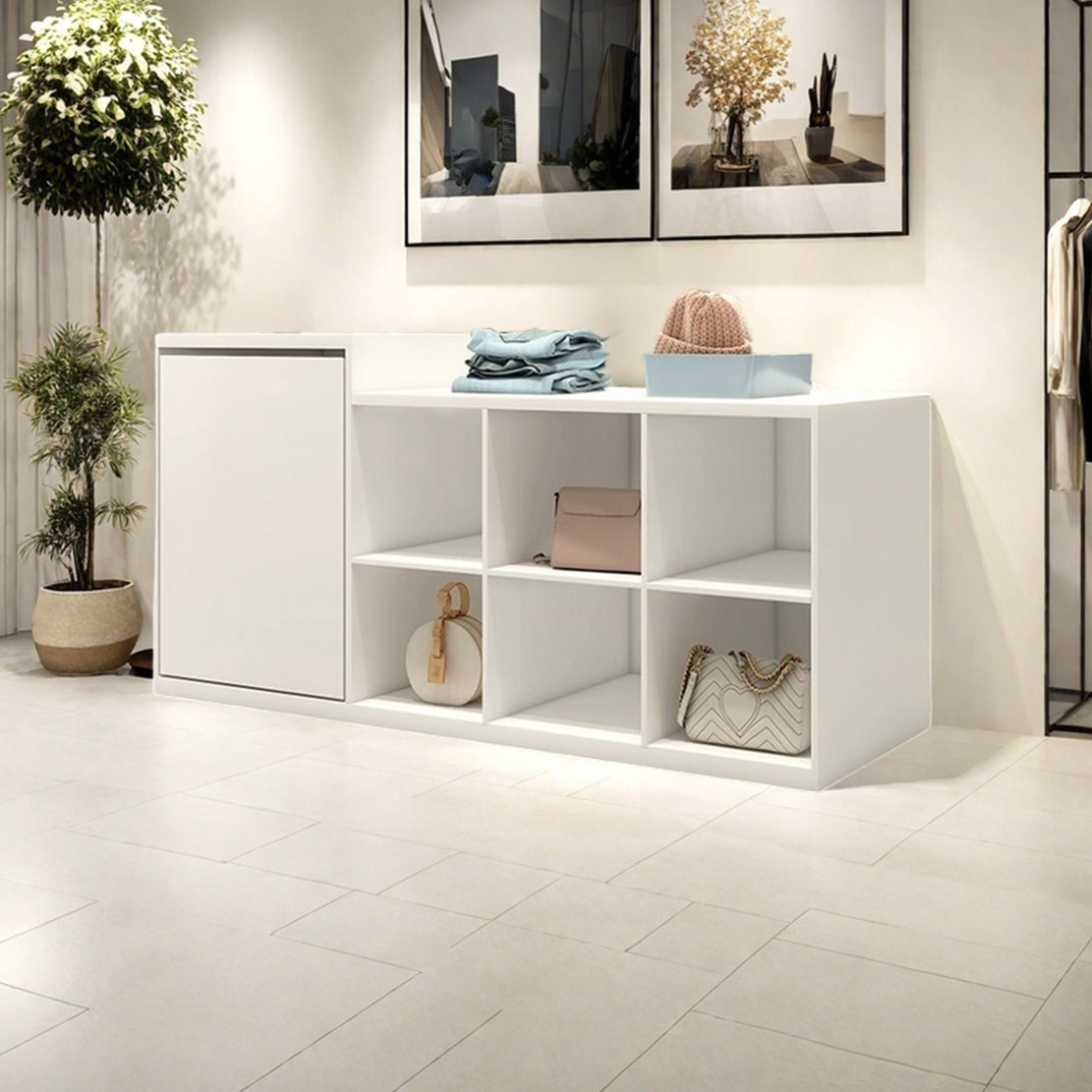 RESROS Clothing store center island display cabinet | Wayfair