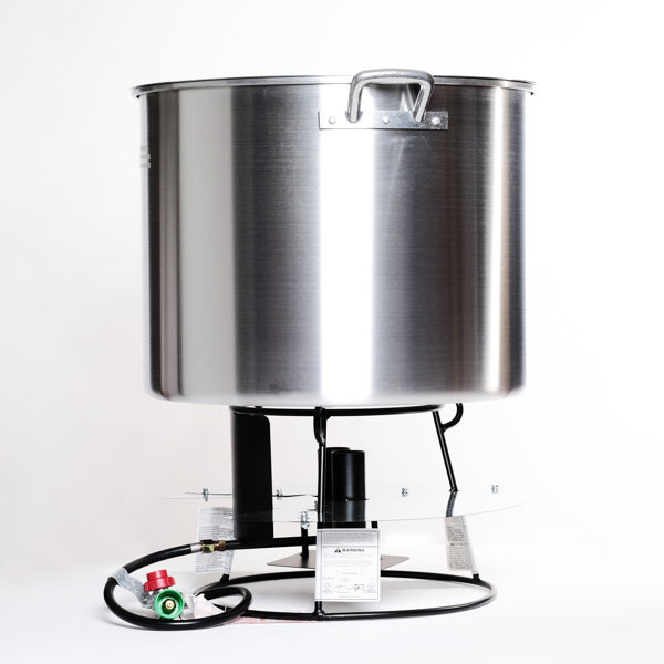 King Kooker Double Jet 1-Burner Propane Outdoor Cooker with 120-Quart ...