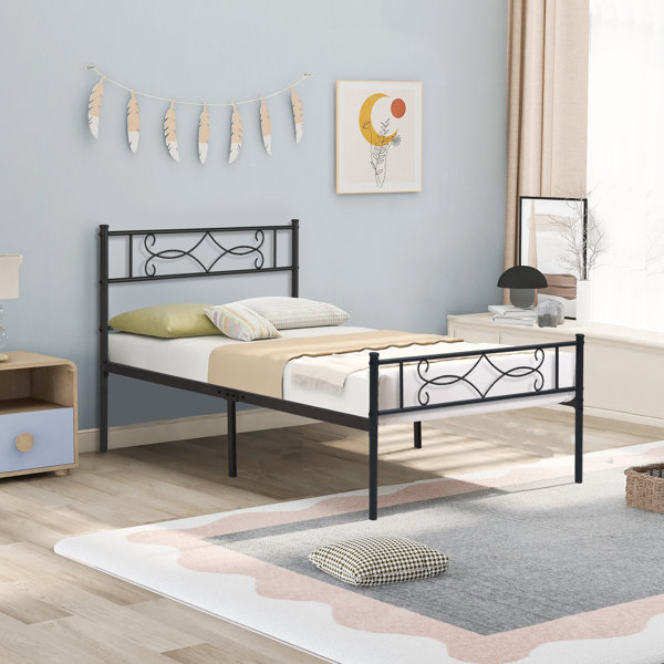 Lark Manor Alsa Bedroom Set Bed Frame And Nightstand 3 Piece & Reviews ...