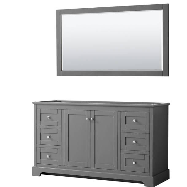 Wyndham Collection Avery 59" Single Bathroom Vanity Base Only | Wayfair