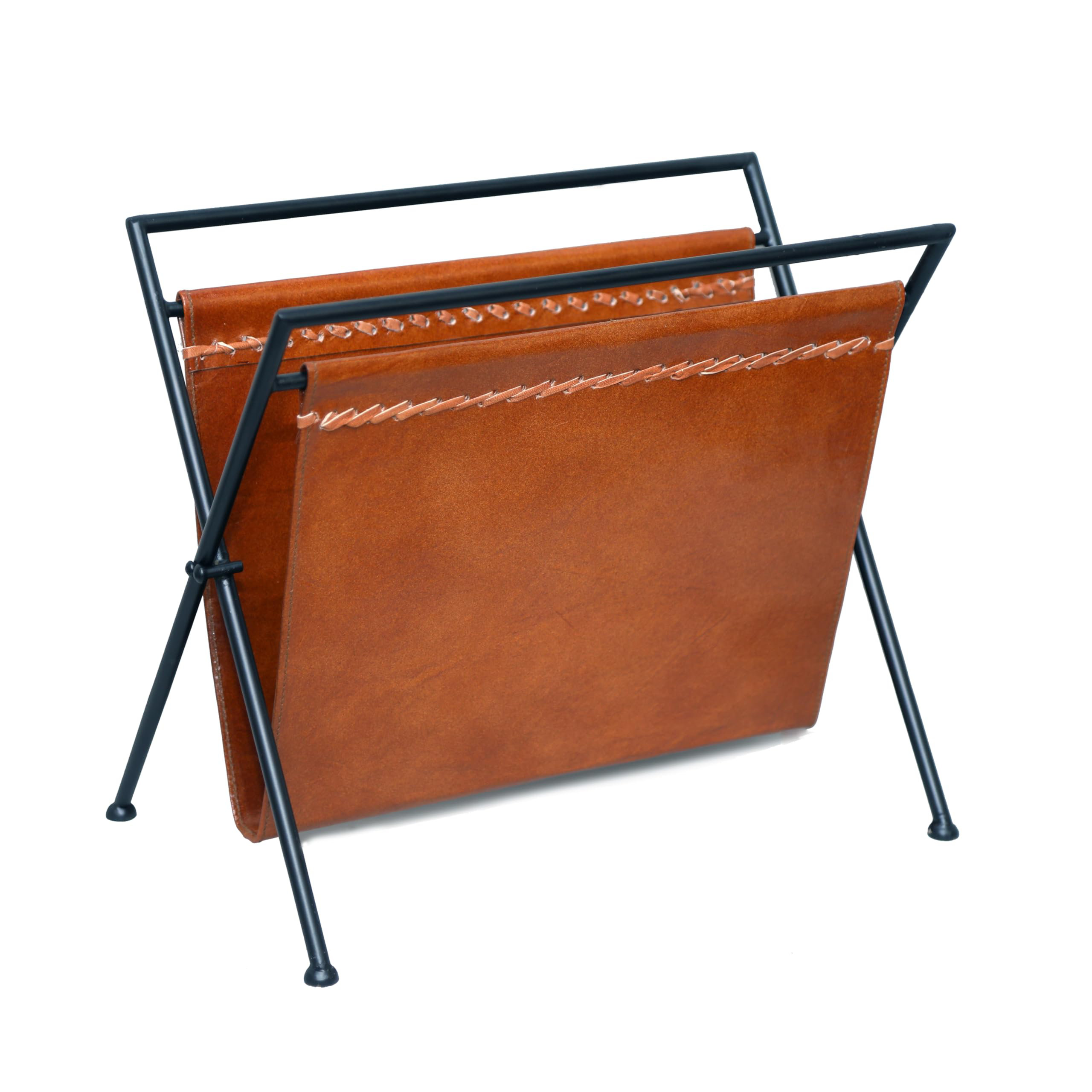 Hokku Designs Elegant Leather Magazine Rack – Stylish Storage For ...