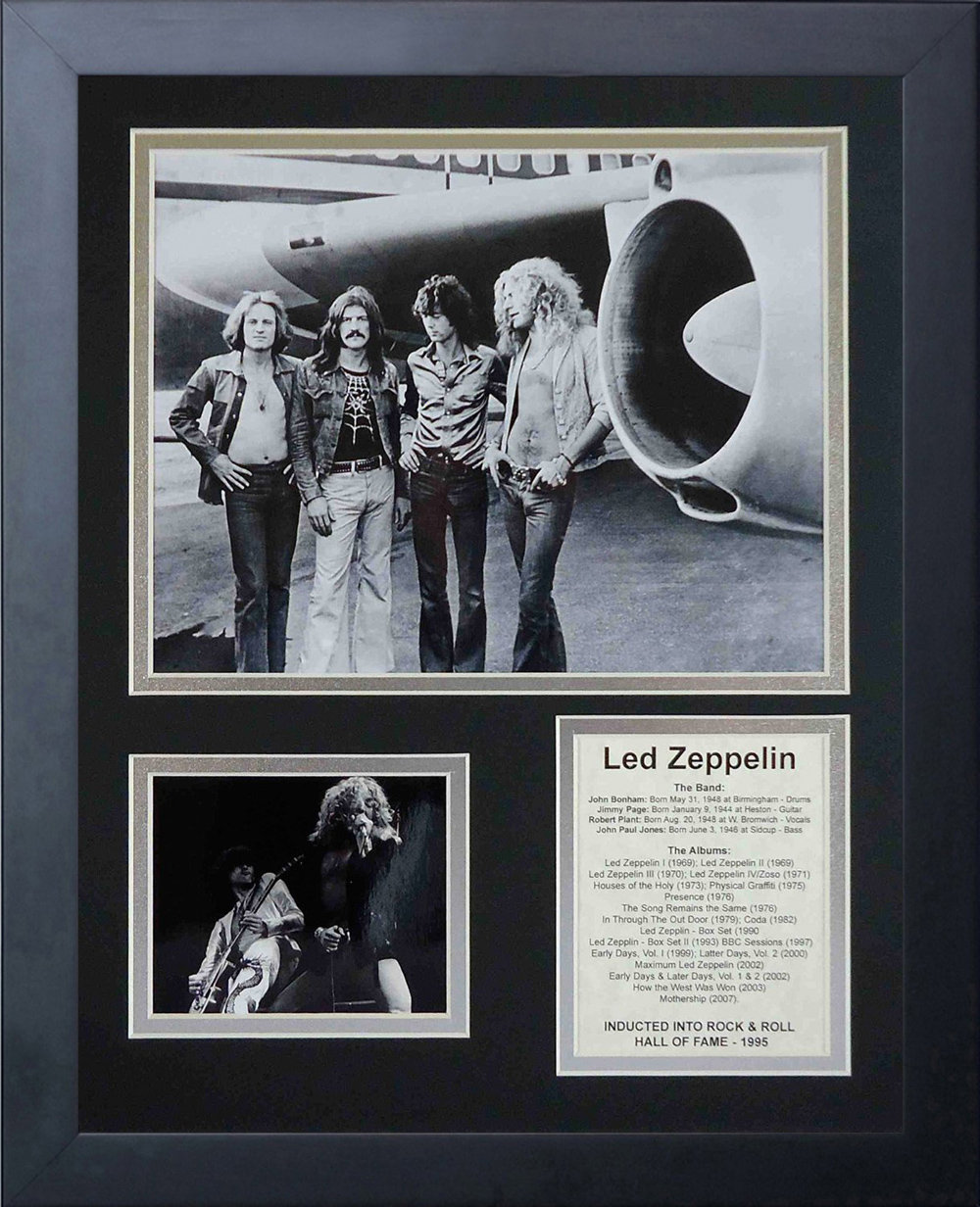 Legends Never Die Led Zeppelin Plane Framed Memorabilia & Reviews | Wayfair