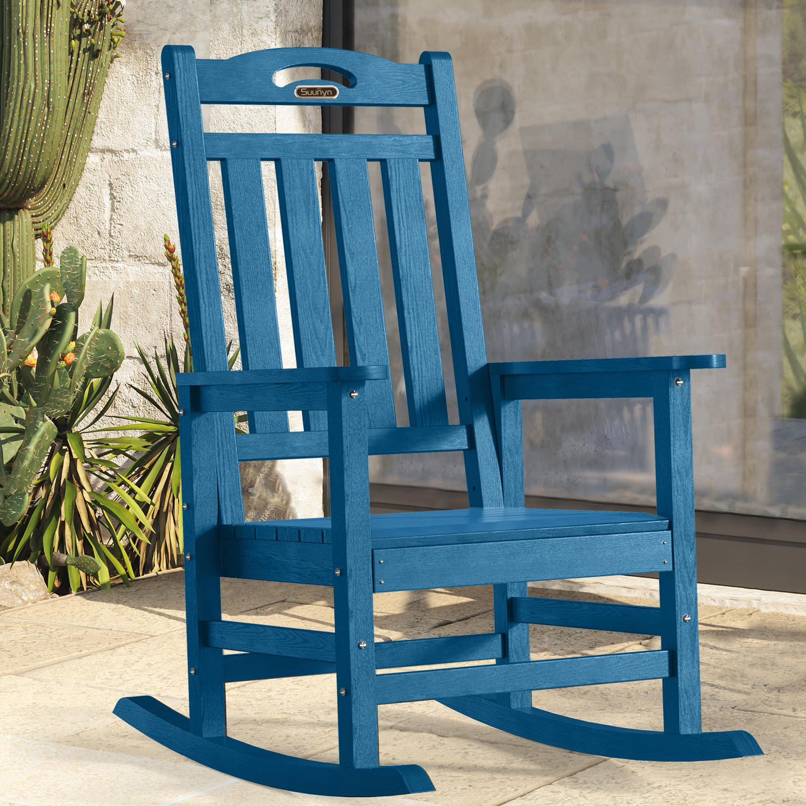 Lark Manor™ Outdoor Patio Rockers HDPE Rocking Chair Patio Chair ...
