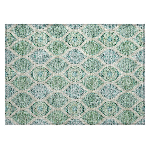 Wade Logan® Chayden Geometric Indoor / Outdoor Rug | Wayfair