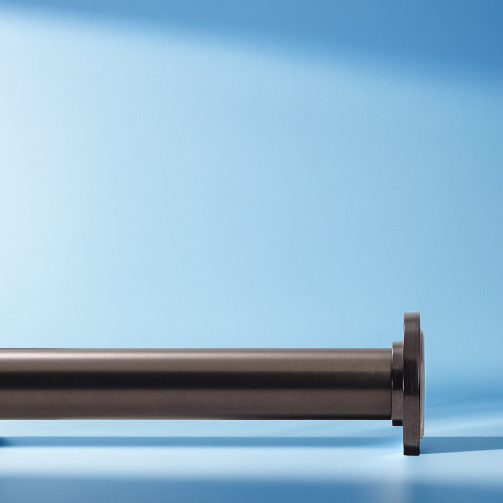 JJbaok Heavy Duty Spring Tension Curtain Rod - Adjustable No-Tool ...