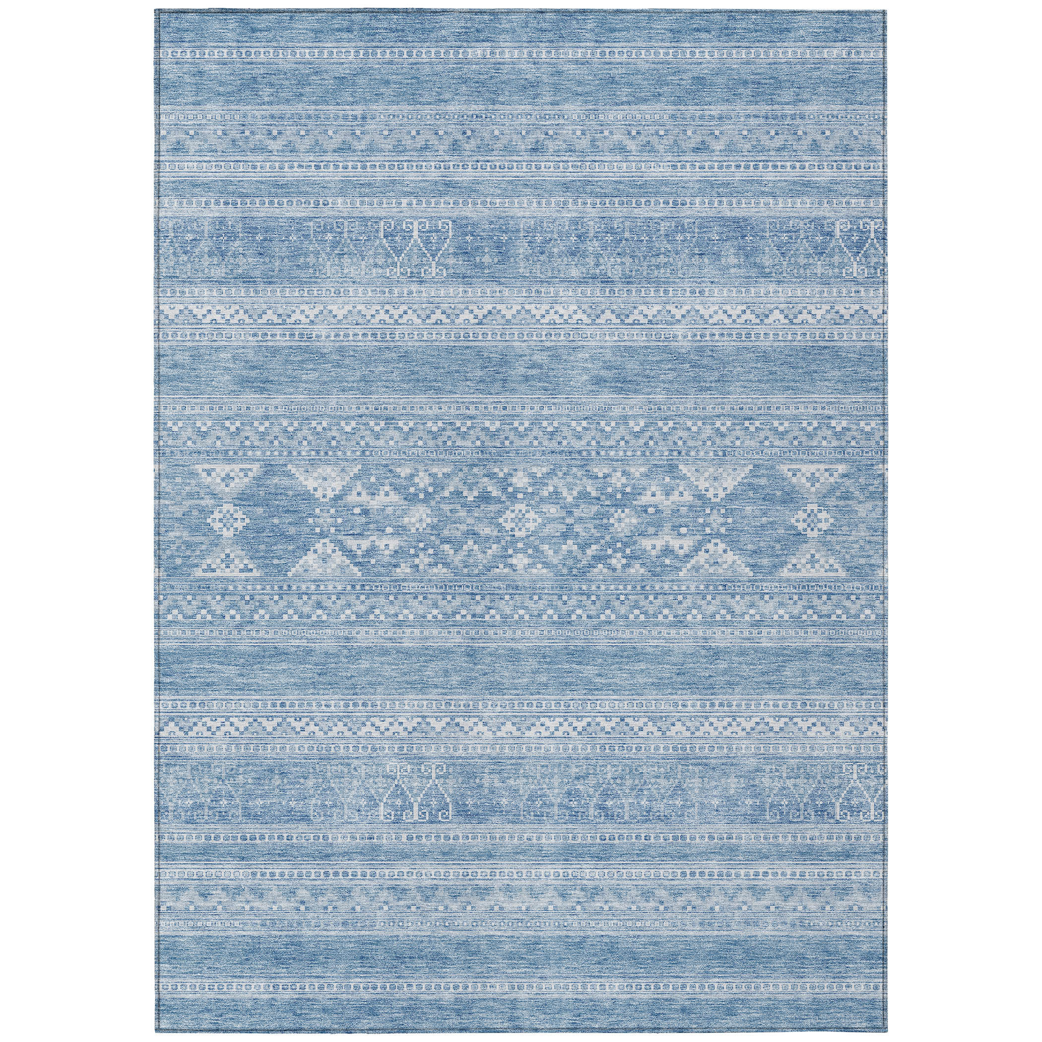 HomeRoots 10' X 14' Ivory Southwestern Washable Indoor Outdoor Area Rug ...