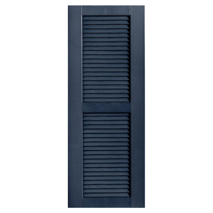 Alpha Shutters Straight Top Open Louver Shutters Pair & Reviews | Wayfair